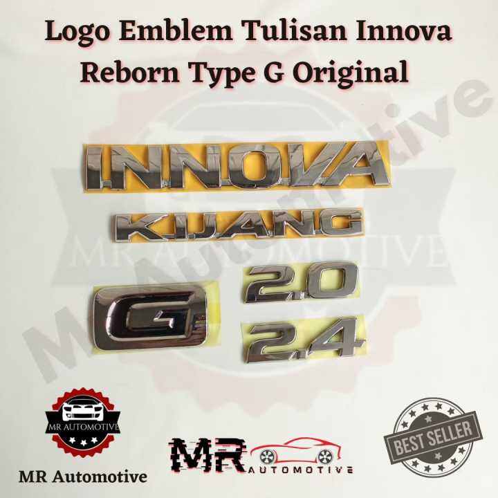Logo Emblem Tulisan Innova Reborn Set 4Pcs Original | Lazada Indonesia