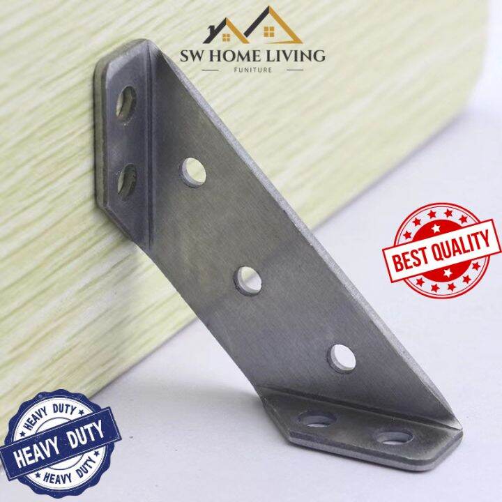 SW Stainless Steel L Bracket 90 Degree Sesiku L Rak Rack Angle Shape ...
