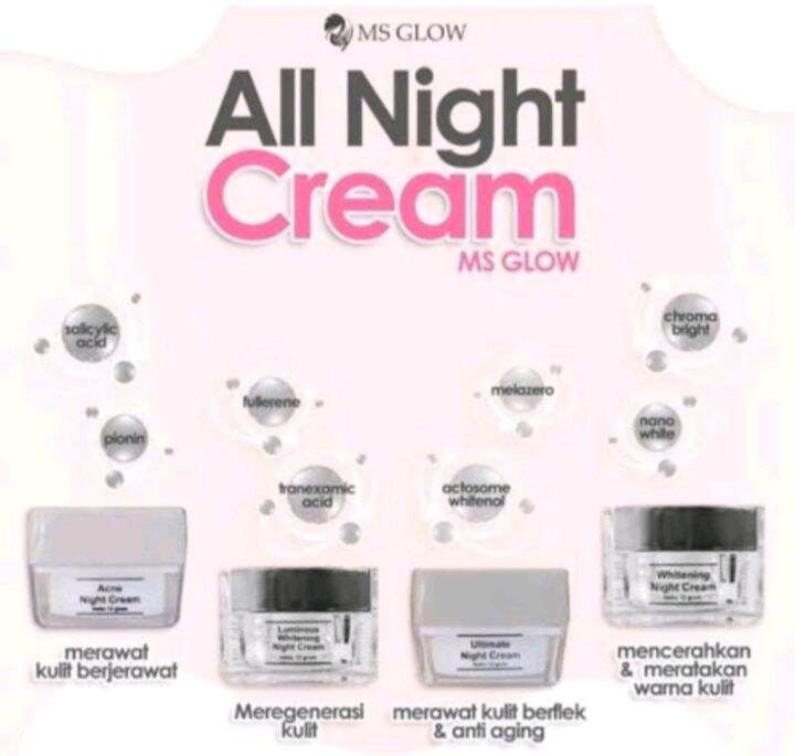 Macam-Macam cream mlm Ms Glow | Lazada Indonesia