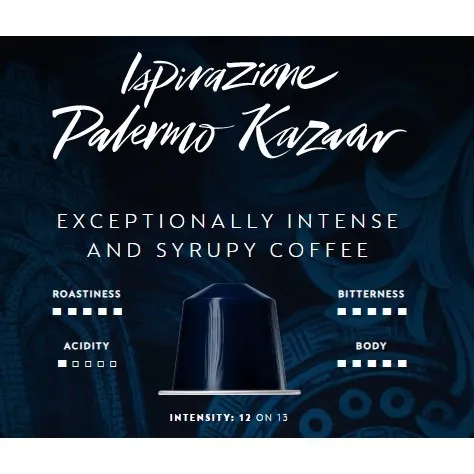 Nespresso Capsules 10’s - ISPIRAZIONE PALERMO KAZAAR | Lazada