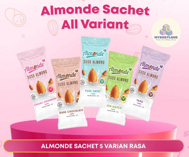 ECER ALMONDE PREMIUM ALMOND Susu Almond Milk Yummys | Asi Booster ...