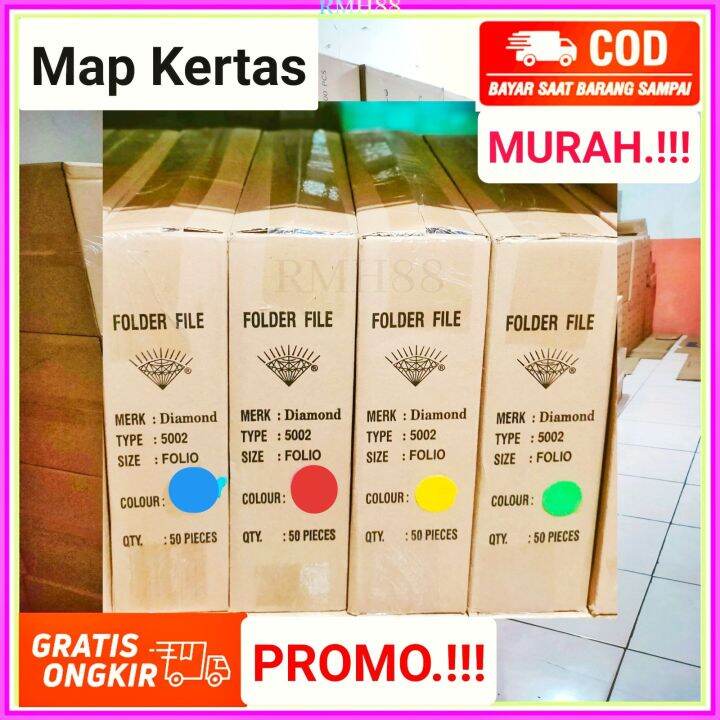 Map Kertas 1 Pak Murah Isi 50 Pcs | Lazada Indonesia