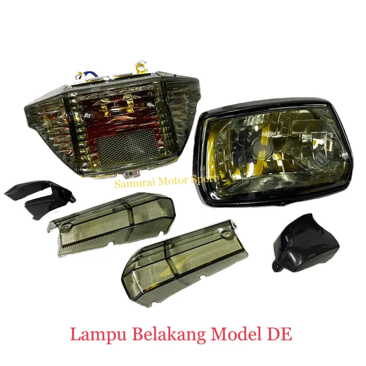 Ex5 Dream Lampu Depan Belakang Head Lamp Tinted Smoke (Lampu Belakang Model Zr Dengan Model De ...