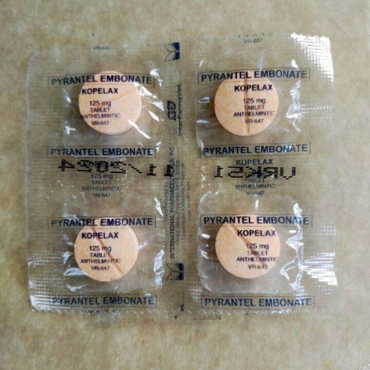 Pyrantel Embonate KOPELAX Dewormer for Pets 125mg | Lazada PH