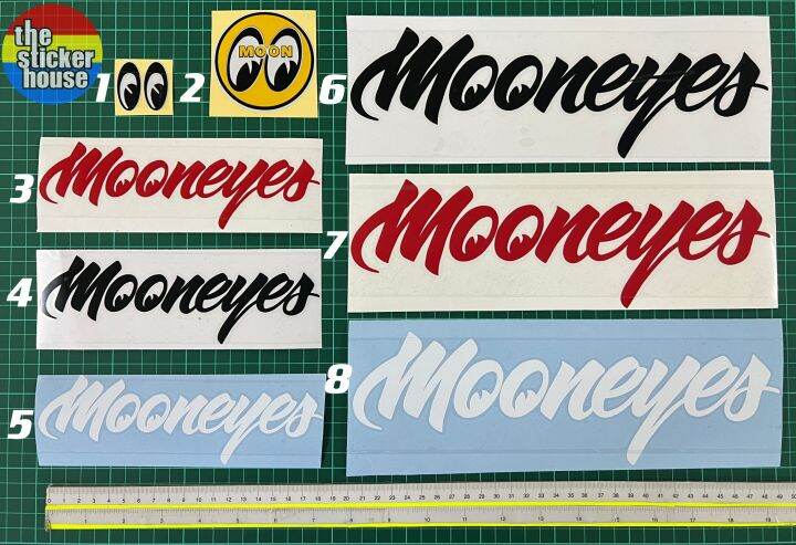 MOON / MOONEYES / EYES / WORDING MOONEYES / MATA STICKER CUTTING ...