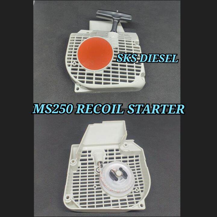 MS250 MS 250 RECOIL STARTER KAP TARIKAN ENGKOL CHAIN SAW SENSO GERGAJI MESIN STIHL | Lazada ...