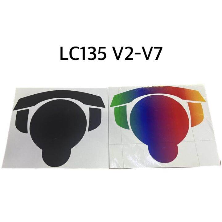 YAMAHA LC135 NEW V2-V7 METER TINTED STICKER TITANIUM BLACK | Lazada