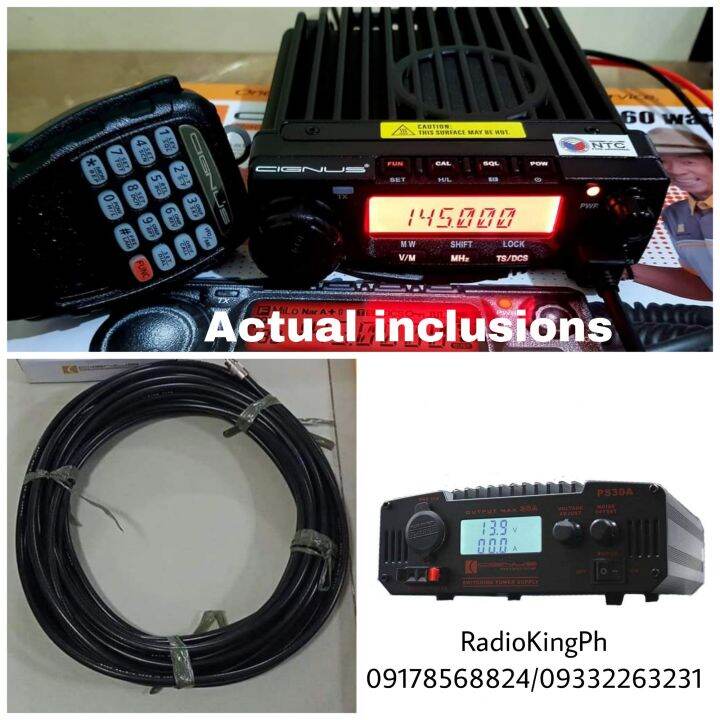 CIGNUS BASE SET PACKAGE #1‼️CG808 VHF 60WATTS Base radio with Cignus ...