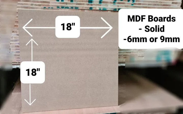 MDF Boards -18" x 18" | Lazada PH