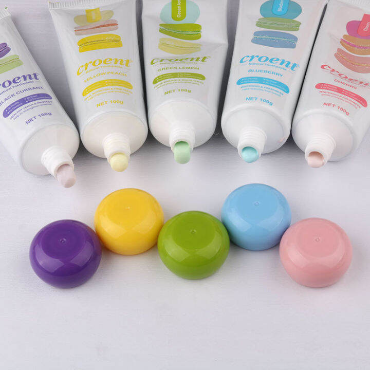 Croent Macaron toothpaste 马卡龙牙膏去黄牙垢去口气 | Lazada