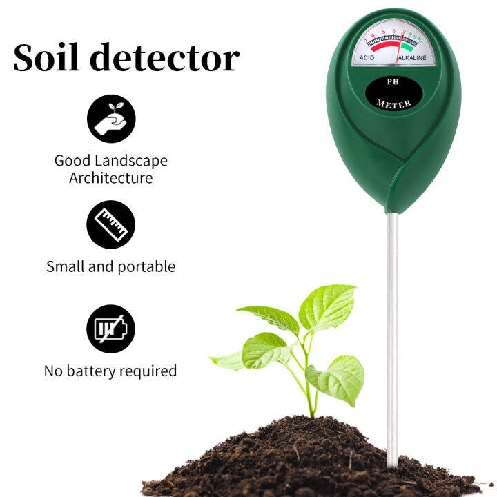Portable Soil PH Meter Gardening Plant Flower Tester Acidity Meter Tool ...
