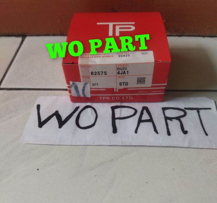 ring seher piston Isuzu panther 2.5 2500cc 4JA1 ring seker isi 4 biji Asli TP japan | Lazada ...