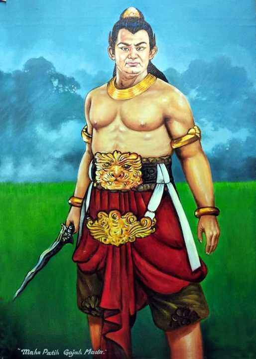Poster Cetak, PATIH GAJAH MADA, Ukuran JUMBO, 100×70cm/Hiasan Dinding ...