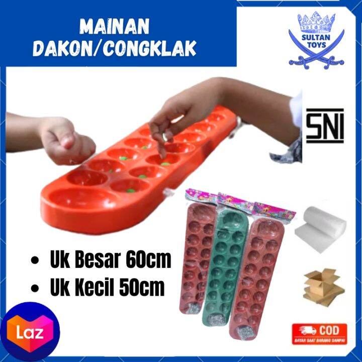 Dakon Congklak plastik mainan tradisional | Lazada Indonesia