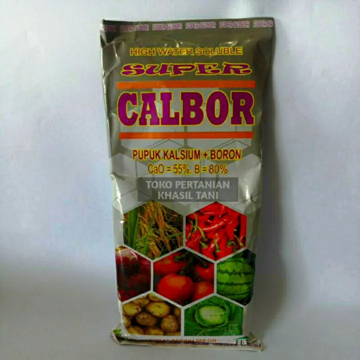 Super CALBOR Pupuk Kalsium + Boron Berat Bersih 500 g - Agrisagira ...