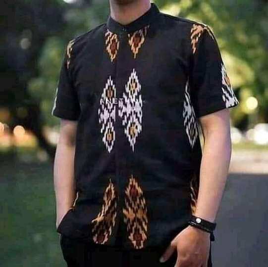 Kemeja tenun motif rote | Lazada Indonesia