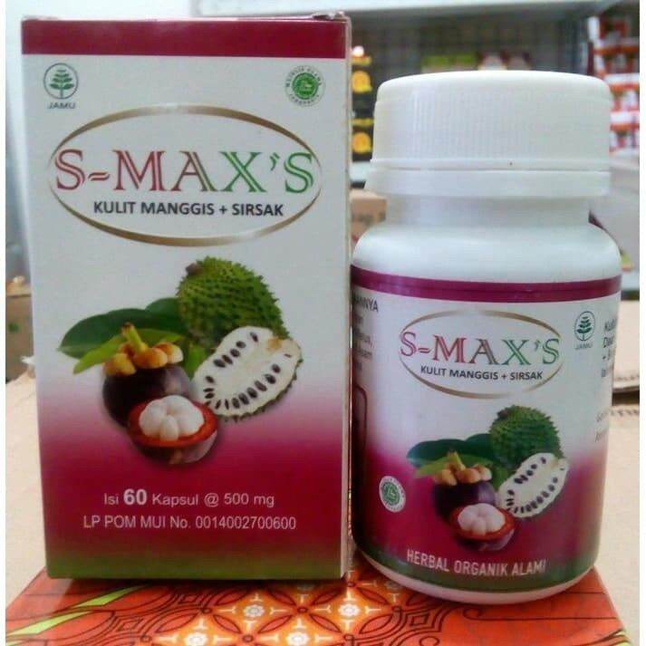 kapsul S-MAXS kapsul kulit manggis plus daun sirsak | Lazada Indonesia