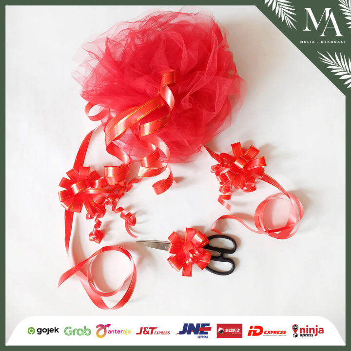 Pita Peresmian Set Gunting Lengkap Aksesoris Grand Opening Kain Tile ...