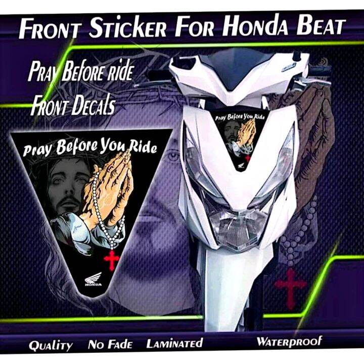 HONDA BEAT FRONT DECALS/HONDA BEAT ACCESORIES/HONDA BEAT STICKERS/HONDA ...