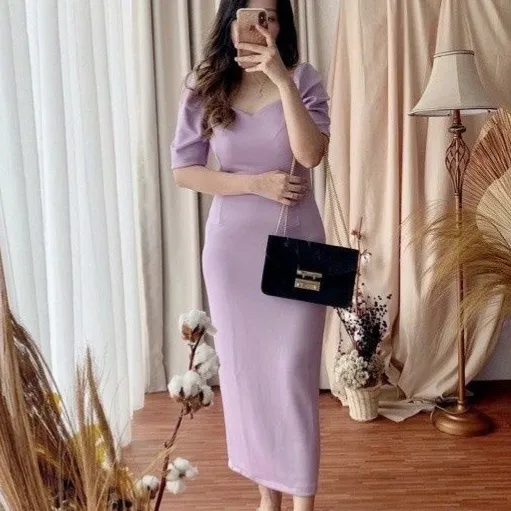 Putri Dress spesial jumbo gaun pesta bodycon | Lazada Indonesia