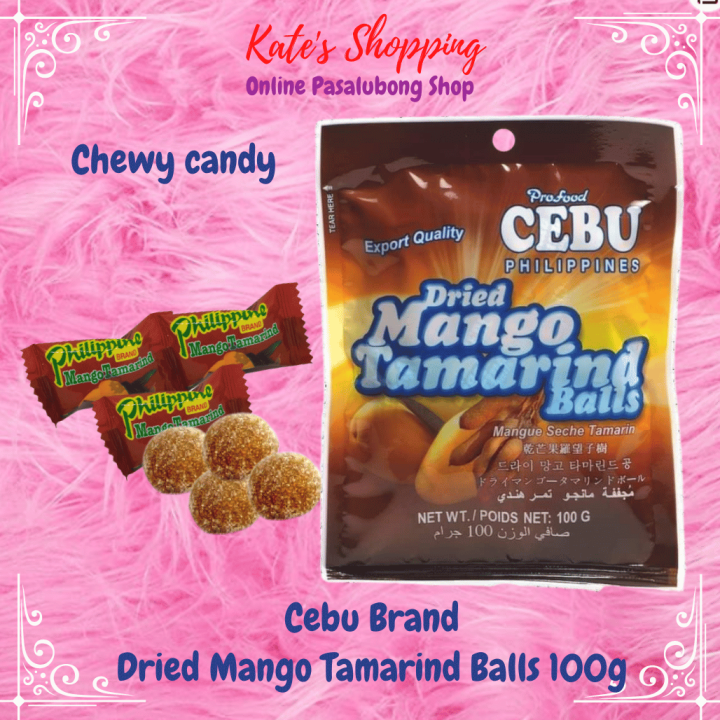 CEBU DRIED MANGO TAMARIND BALLS 100G | Lazada PH