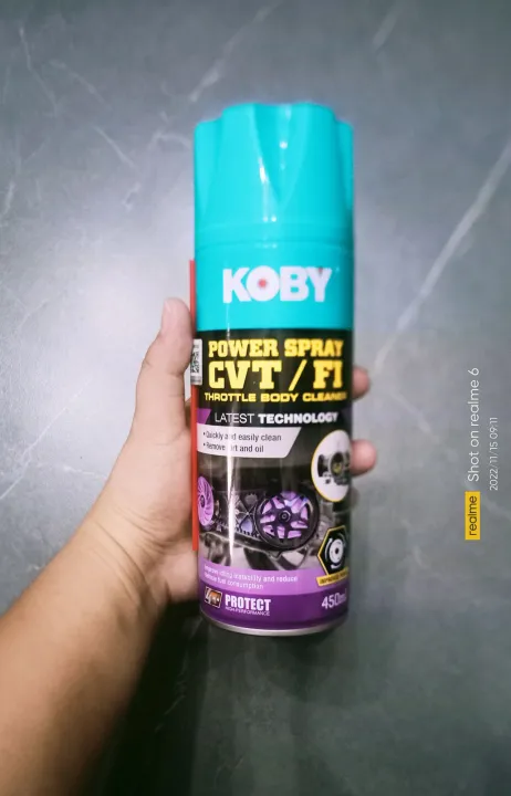KOBY Power Spray CVT/FI (THROTTLE BODY CLEANER) | Lazada PH