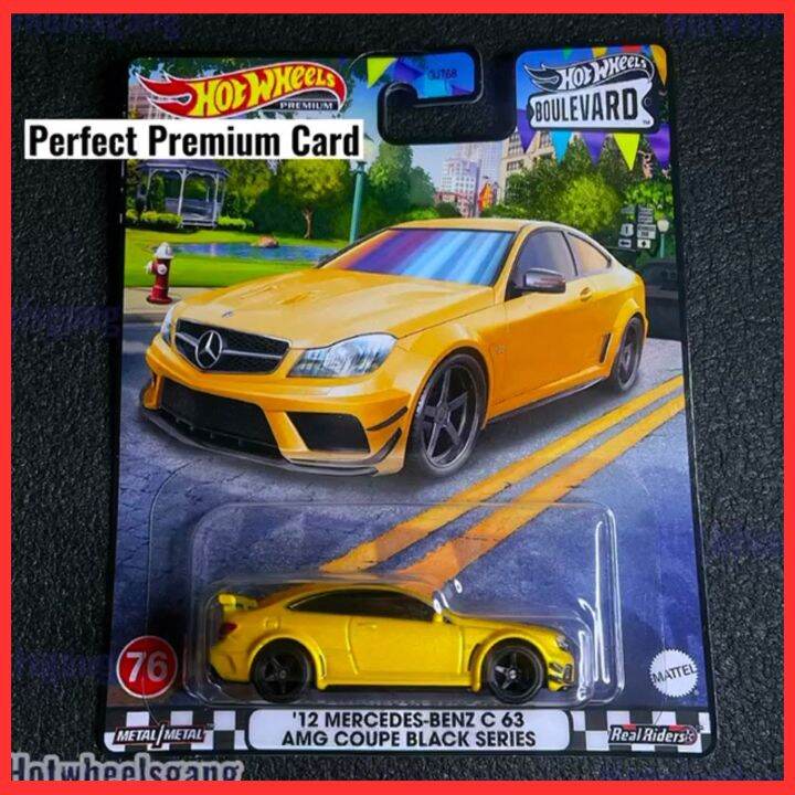 Hot Wheel Mercedes Benz C63 AMG Coupe Black Series 2012 Premium Card ...