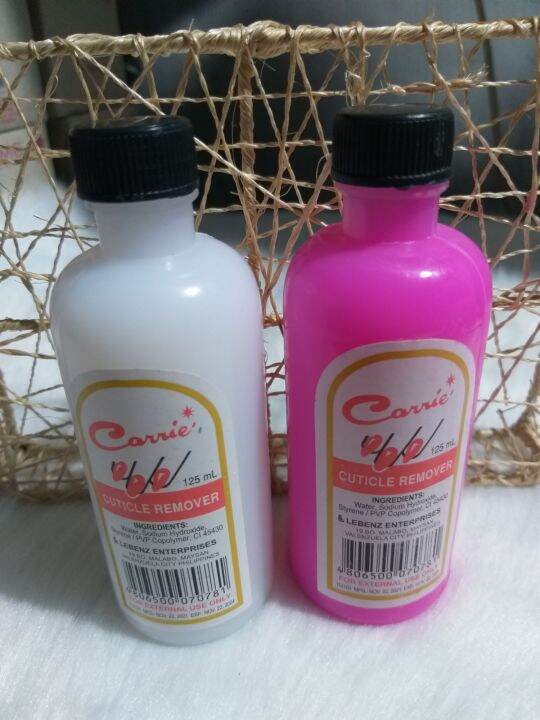 Carrie cuticle remover pink and white 125 ml 13.oo each | Lazada PH