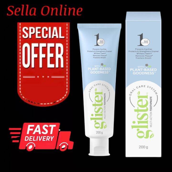 Amway GLISTER Multi-Action Fluoride Toothpaste NEW Glister Toothpaste💚 ...