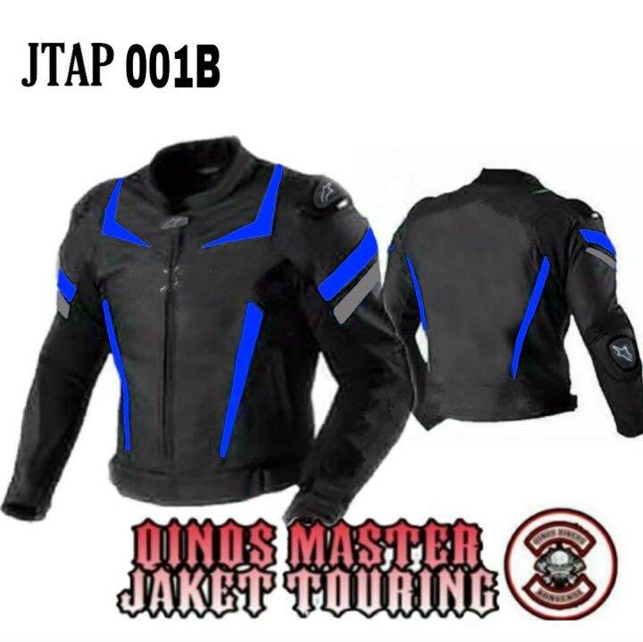 JAKET TOURING POLOS FULL SAFETY JAKET MOTOR 001B | Lazada Indonesia