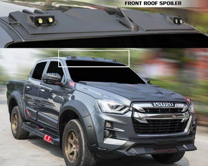 2021 DMAX X-TERRAIN FRONT ROOF SPOILER LED | Lazada