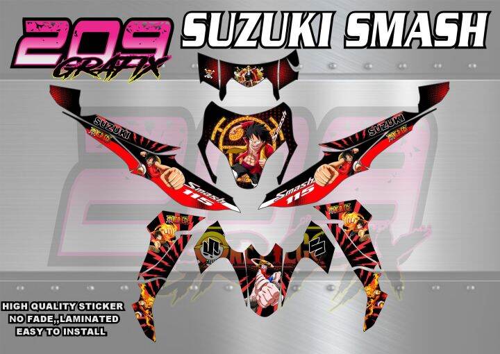 Suzuki Smash decals sticker, Laminated | Lazada PH