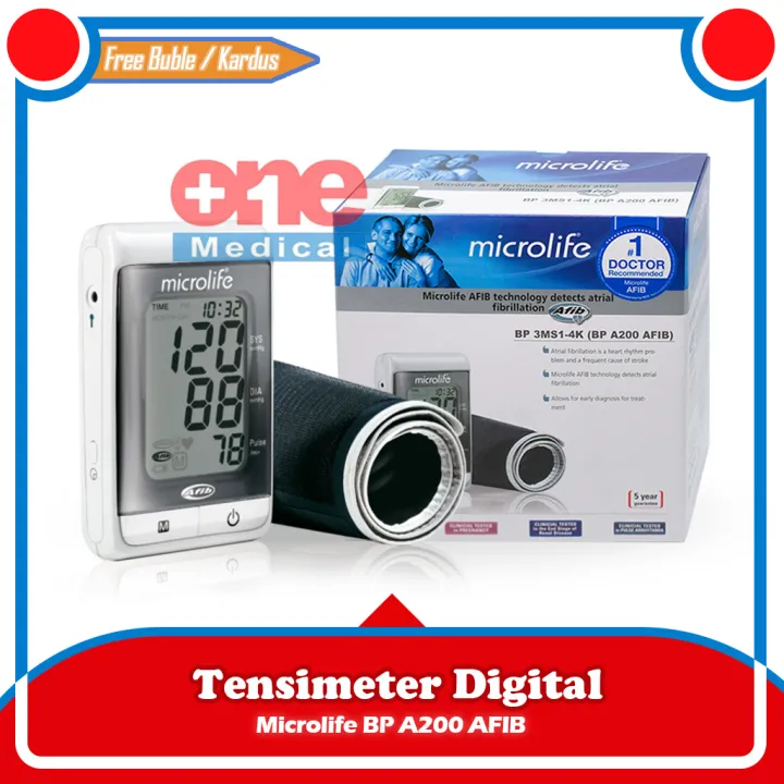 Tensimeter Digital Microlife BP A200 AFIB | Alat Monitor Tekanan Darah ...