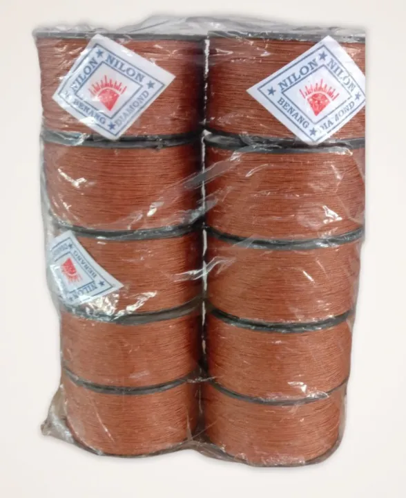 benang nilon / benang sol ukuran besar. 1 pak isi 10 rol | Lazada Indonesia