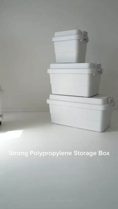 MUJI PP Sturdy Storage Box (Camping Box Storage) | Lazada