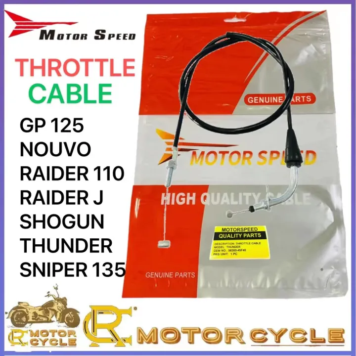 Throttle Cable Motor Speed For motorcycle GP 125 NOUVO RAIDER 110 ...