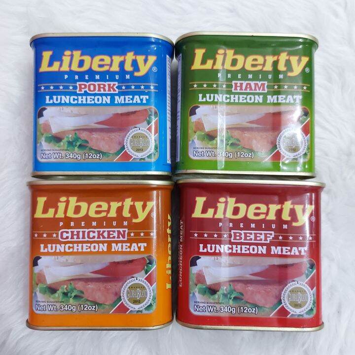Liberty Luncheon Meat Pork/Beef/Chicken 340g | Lazada PH
