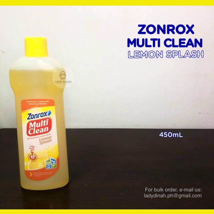 Zonrox Multiclean Non-bleach Multi-surface Cleaner 450mL | Lazada PH