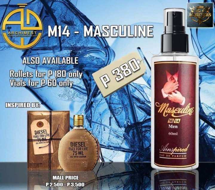 Oil Based Perfume by Ainspired M14 Masculine | Lazada PH