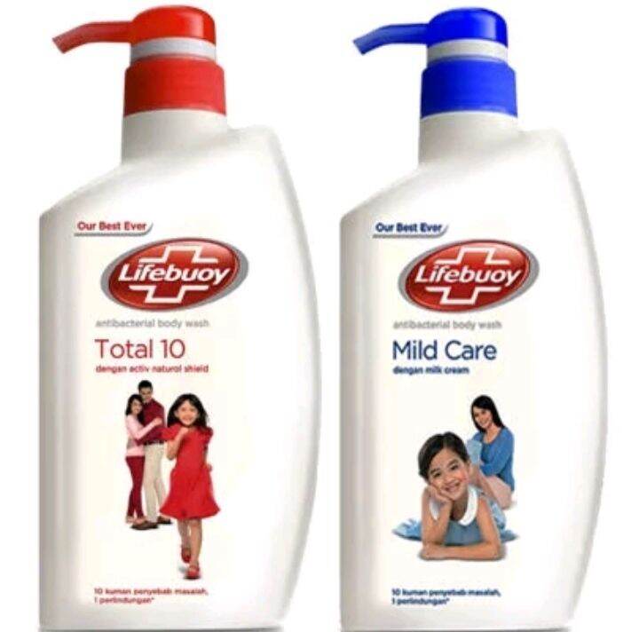 lifebuoy body wash mild care pump 500ml | Lazada Indonesia