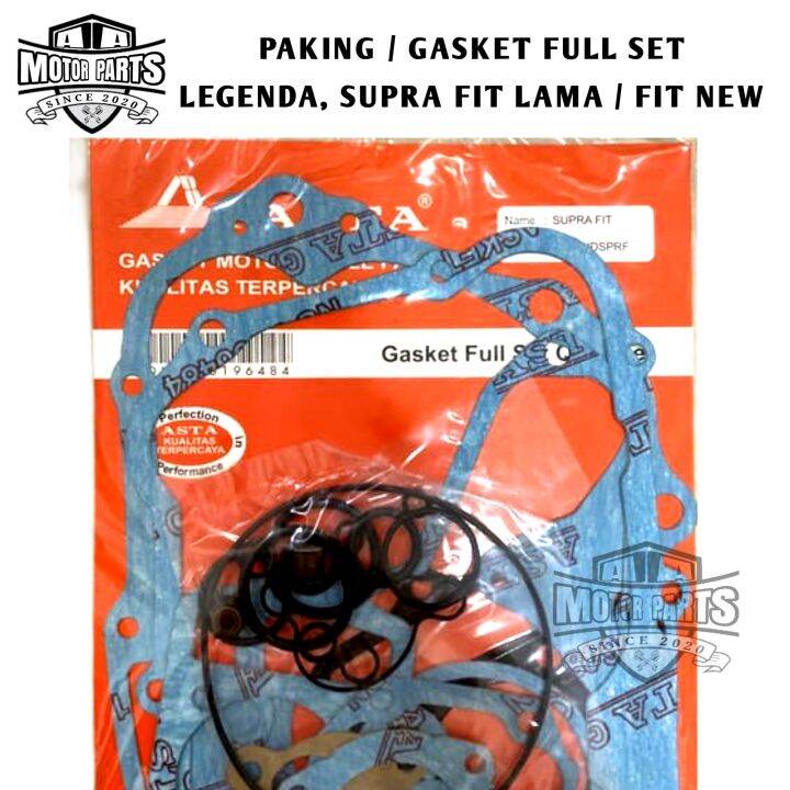 PERPAK PAKING GASKET FULL SET LEGENDA 1 LEGENDA 2 SUPRA FIT LAMA SUPRA FIT NEW REVO LAMA ...