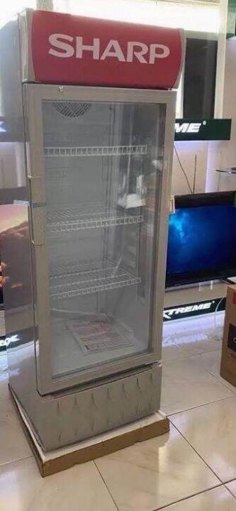 Brand new sharp 6cu upright glass display chiller | Lazada PH