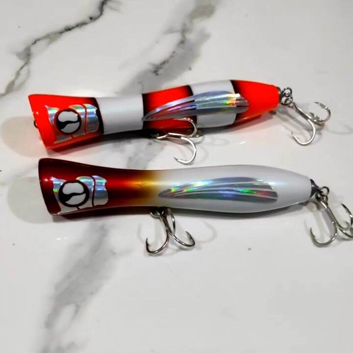 Umpan Popper 60g Popping Casting Top Water GT Killer Bahan Kayu | Lazada Indonesia