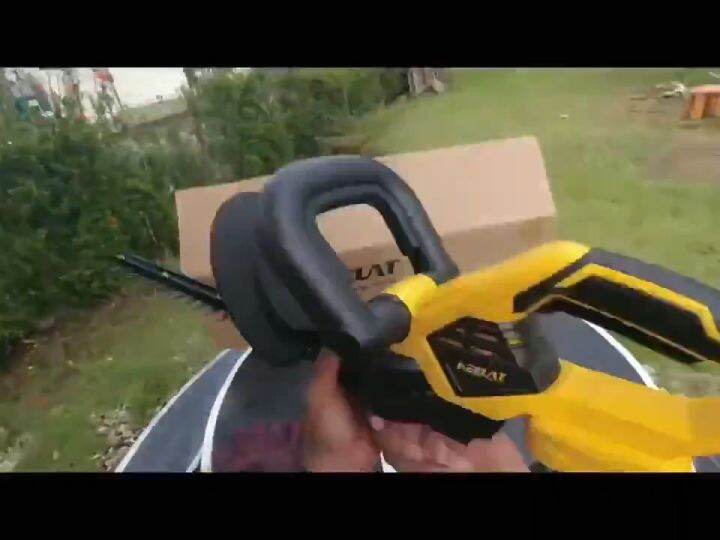 KEELAT 20 Inch Cordless Hedge Trimmer Electric Garden Shrub Pruning ...