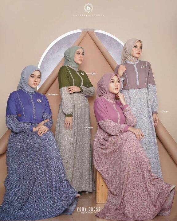 VONY DRESS NADHEERA LUXURY | Lazada Indonesia