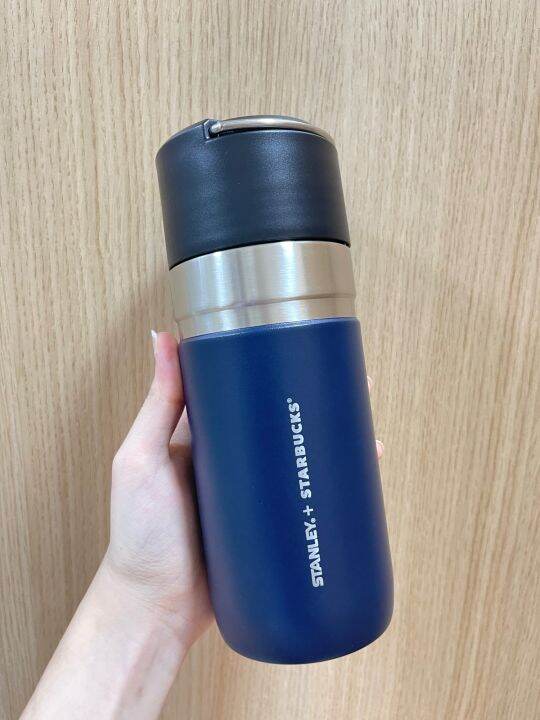 Starbucks x Stanley Navy Blue Stainless Handle 500 ml authentic | Lazada PH