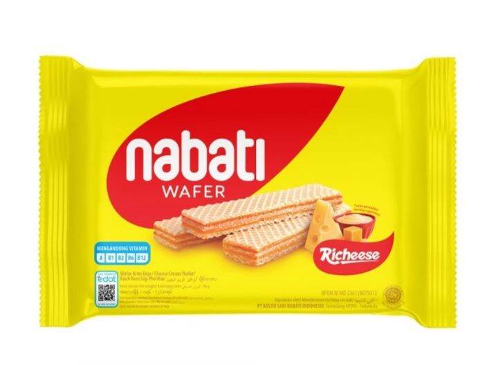 Richeese Nabati Wafer Rasa Keju 39gr | Lazada Indonesia