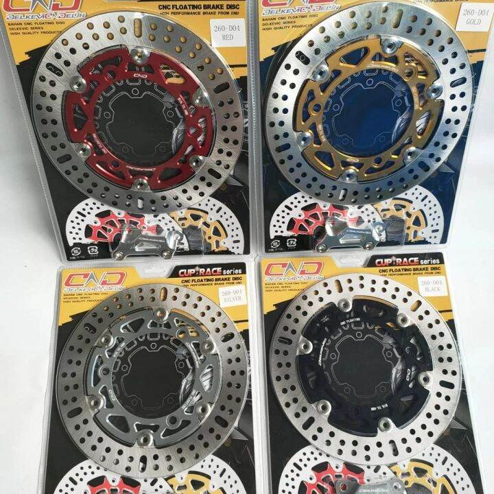 PIRINGAN CAKRAM DEPAN VARIASI CND DELKEVIC ORIGINAL MODEL KTC DISC BRAKE 260MM FLOATING CNC ...
