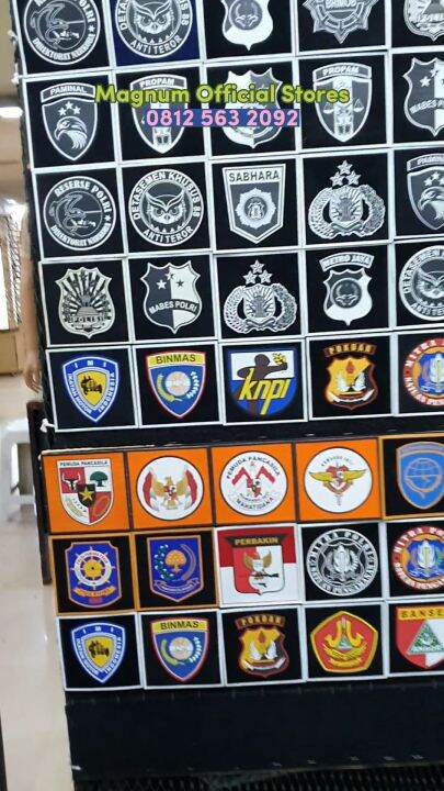 Emblem Patch Logo POKDAR BINMAS SATPOL PP SECURITY PANCASILA PERBAKIN ...