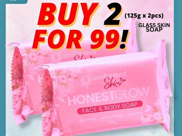 HONEST GLOW FACE AND BODY SOAP by Dave Villanueva 125g( per bar ...